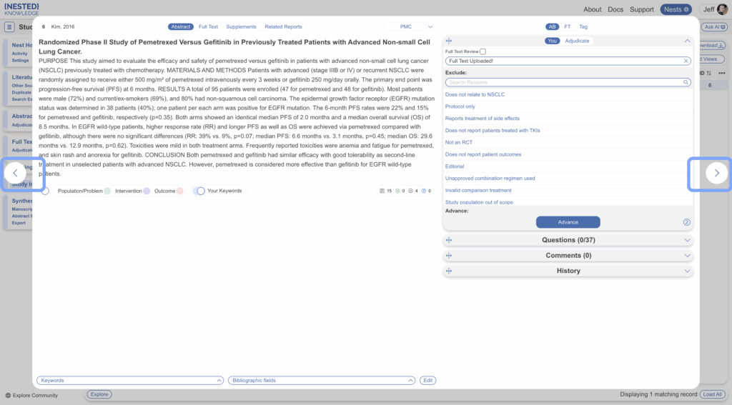Study Inspector: Overview – Nested Knowledge