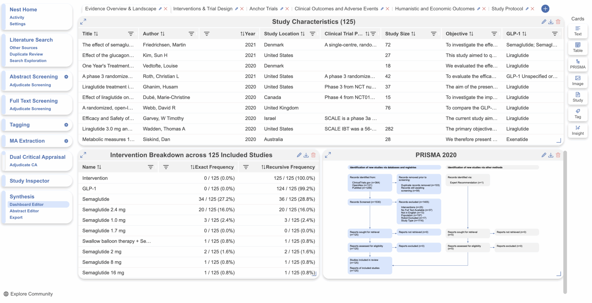 Dashboard Editor – Nested Knowledge
