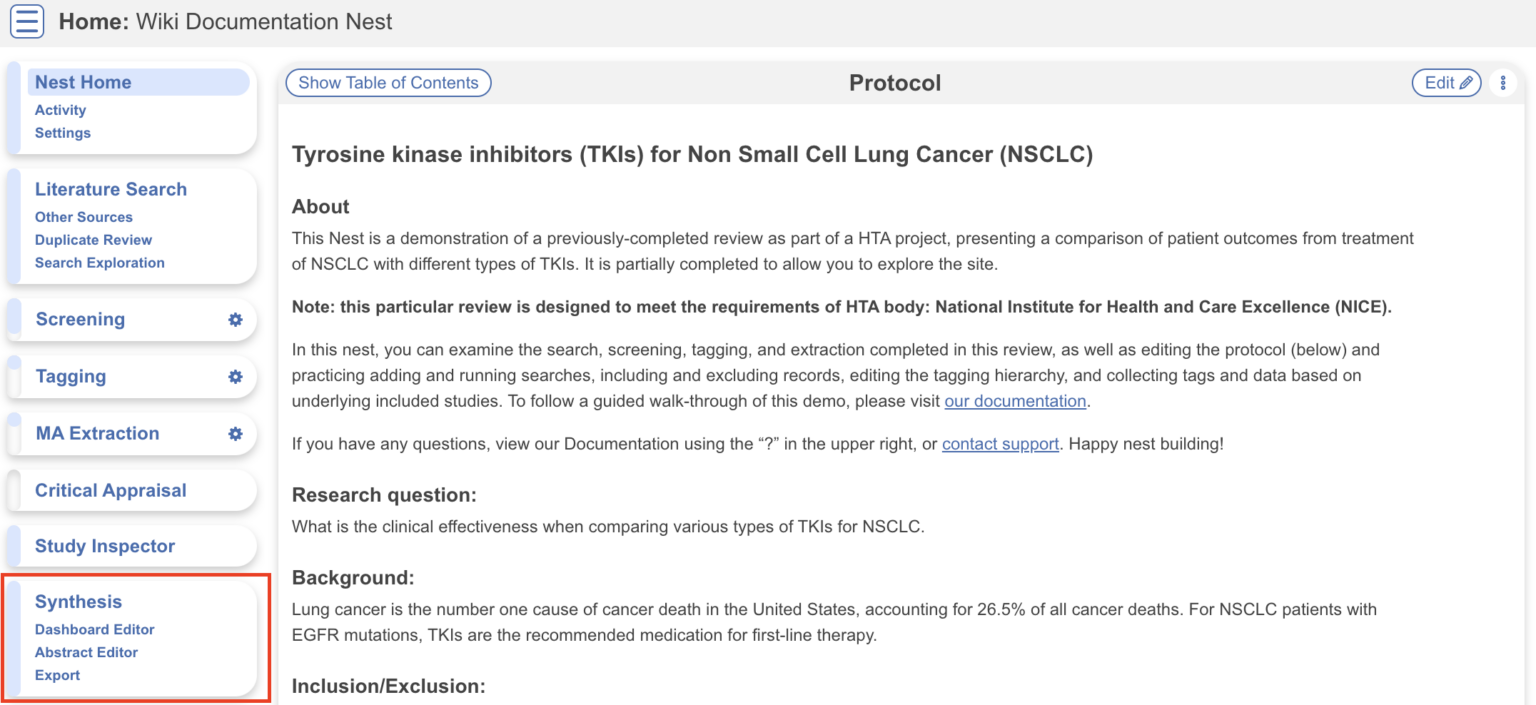 Key Definitions in Nested Knowledge® – Nested Knowledge