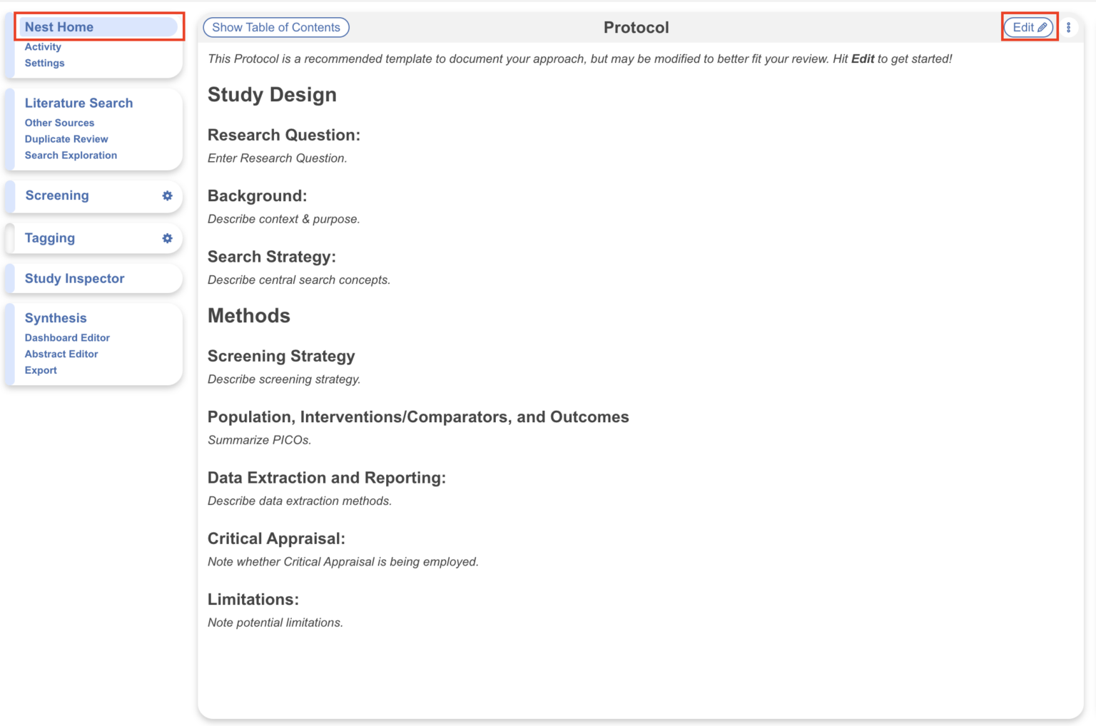 Nest Protocol – Nested Knowledge