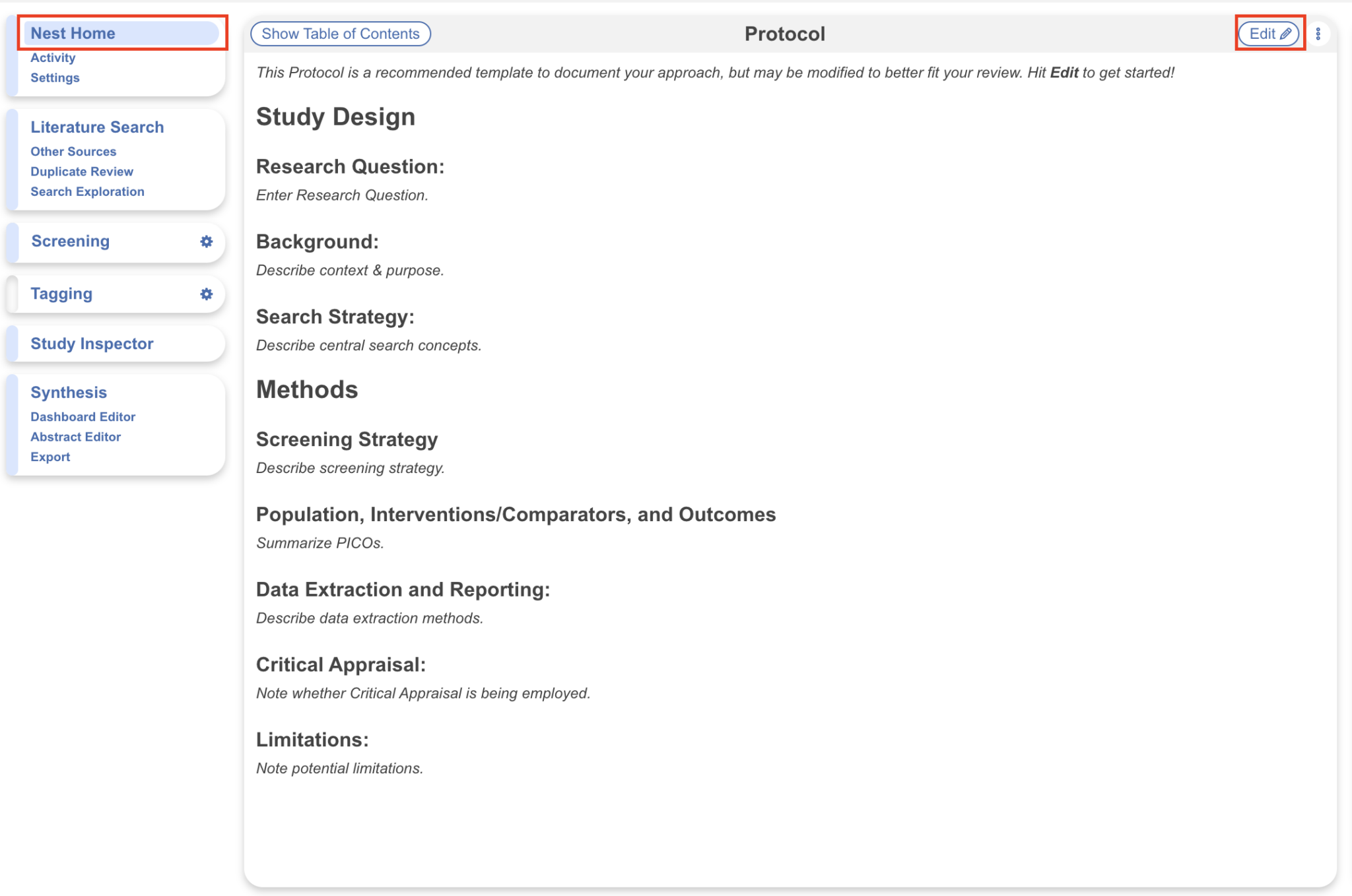 Nest Protocol – Nested Knowledge