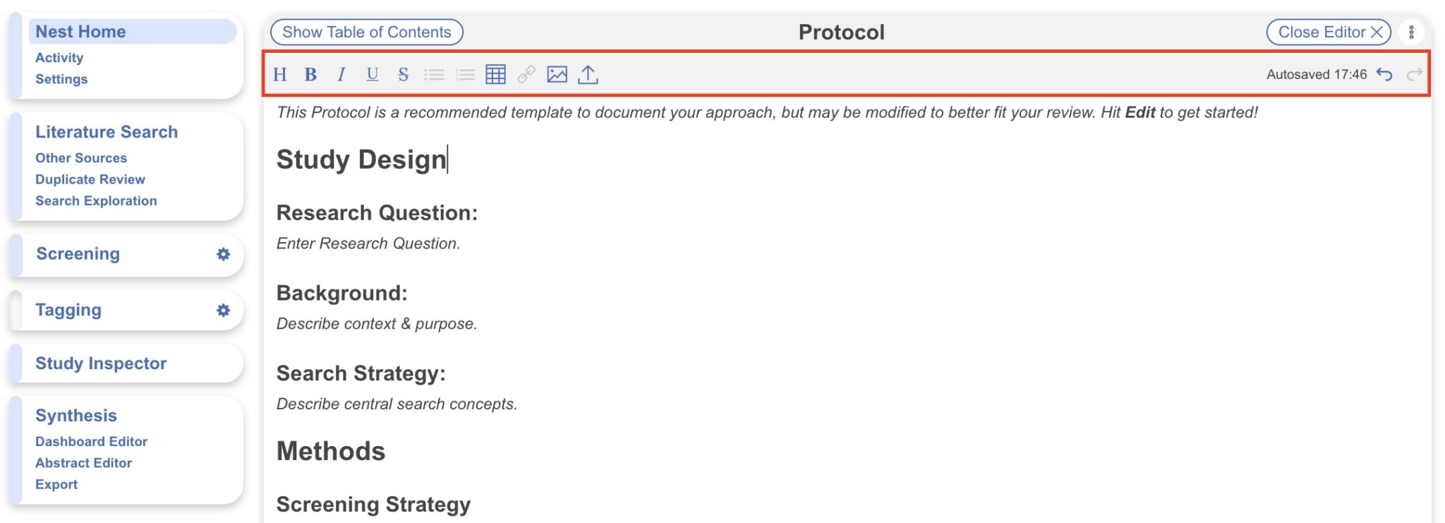 Nest Protocol – Nested Knowledge