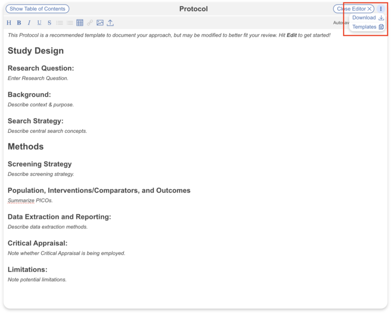 Nest Protocol – Nested Knowledge