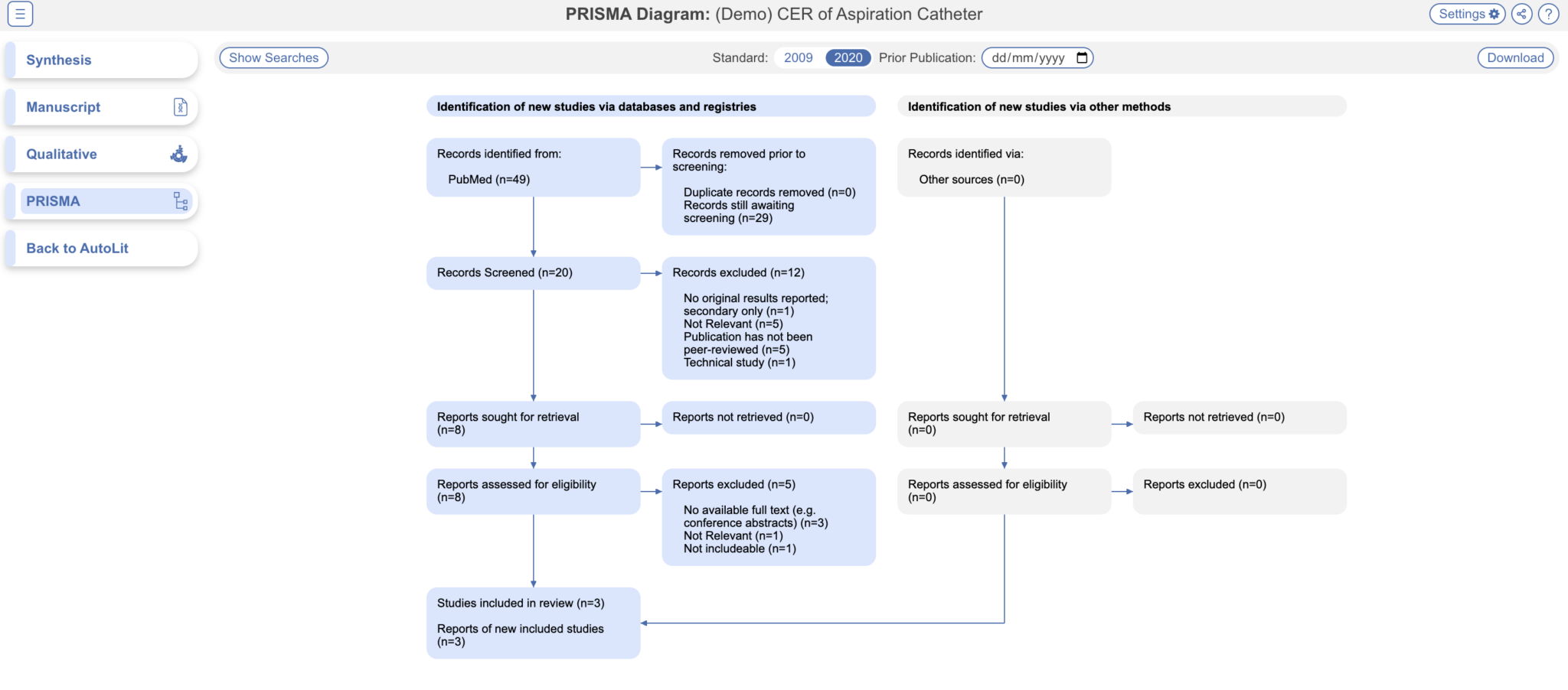 CER Demo Walkthrough: Aspiration Catheter – Nested Knowledge