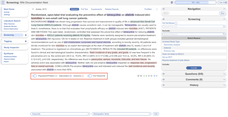 Screen Records – Nested Knowledge