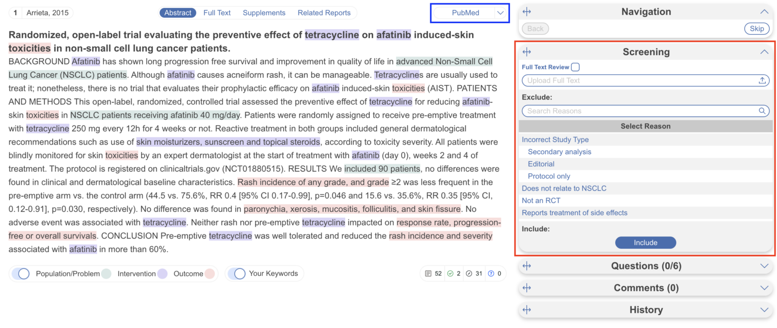 Screen Records – Nested Knowledge
