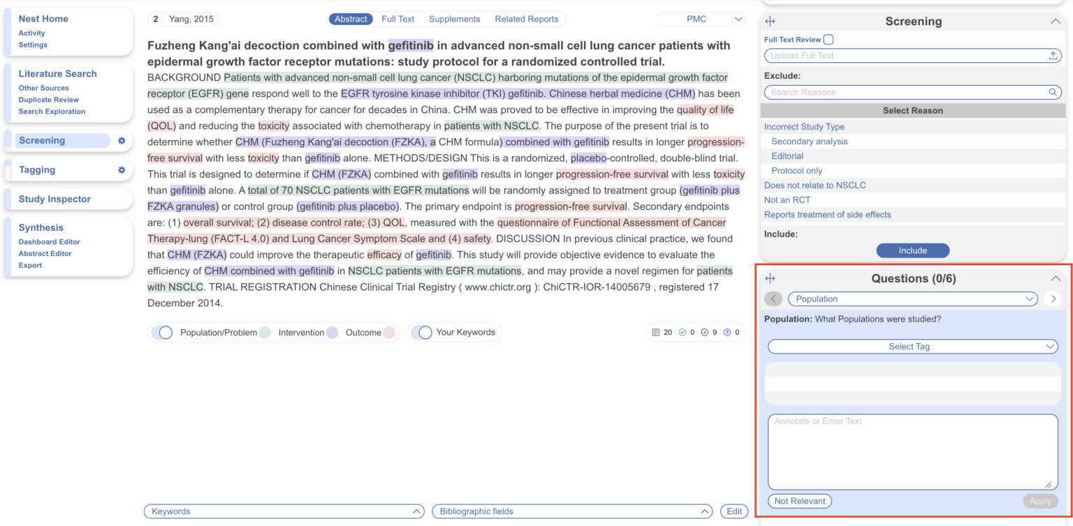 Screen Records – Nested Knowledge