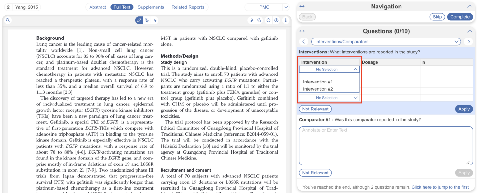 Tag Contents: Tables – Nested Knowledge