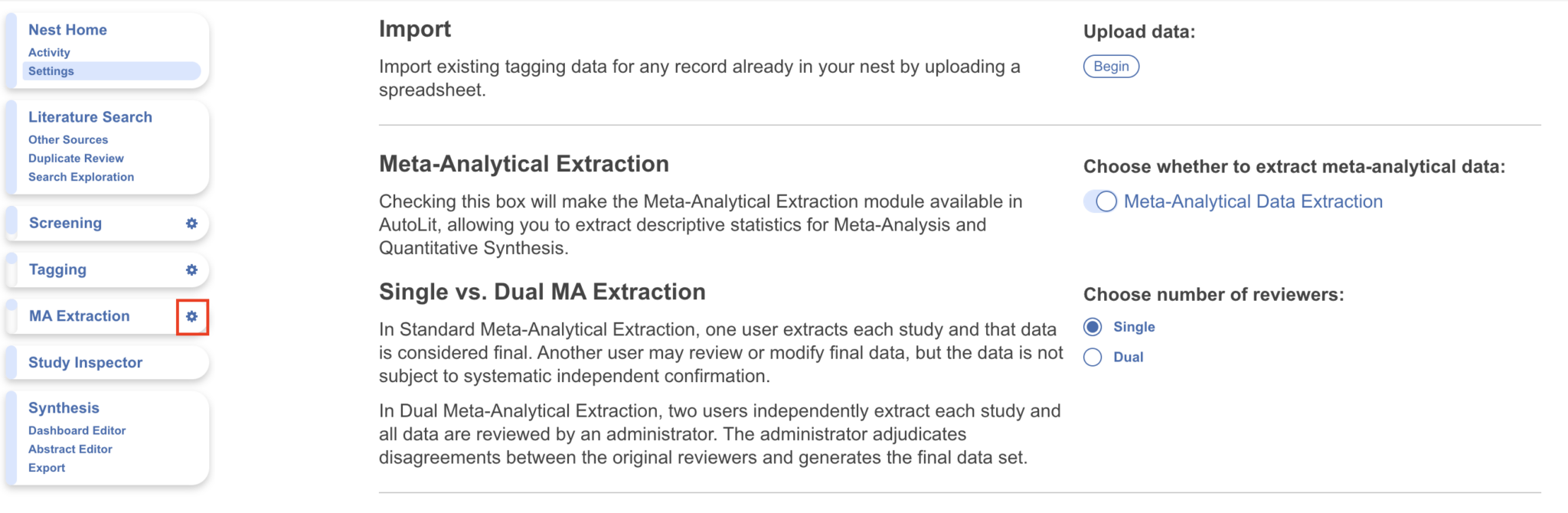 Configure Interventions and Data Elements – Nested Knowledge