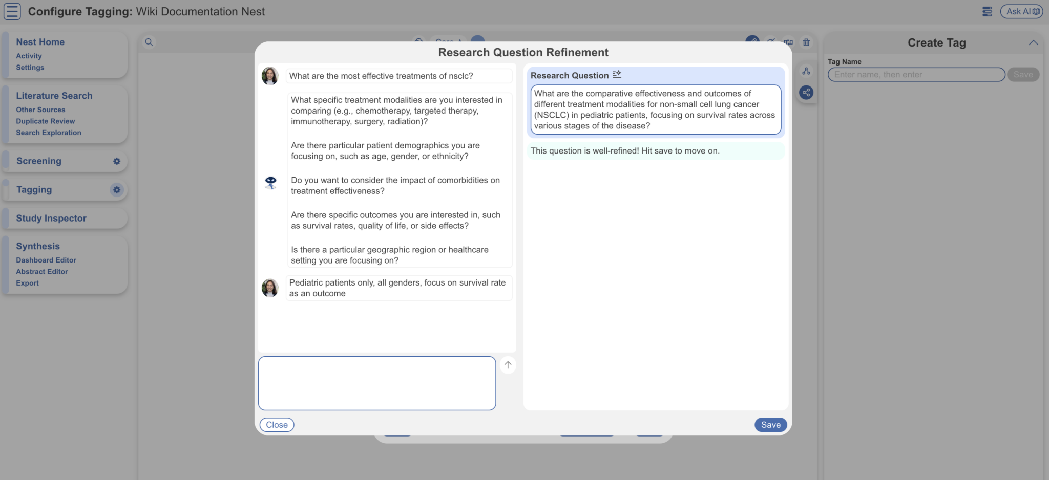 Core Smart Tags – Nested Knowledge