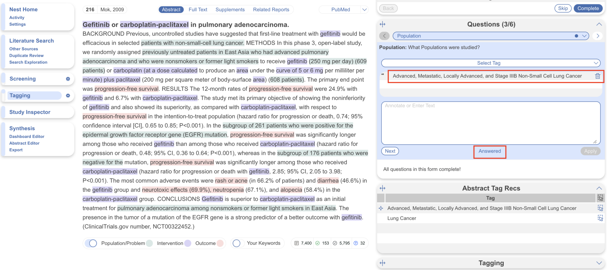 Core Smart Tags – Nested Knowledge