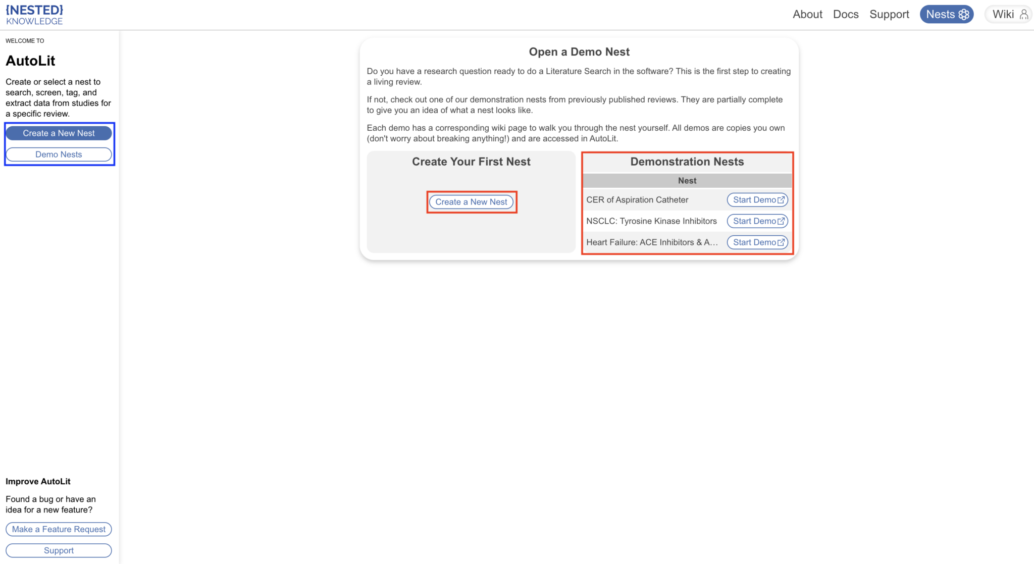 Getting Started – Nested Knowledge