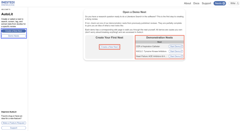 Getting Started – Nested Knowledge
