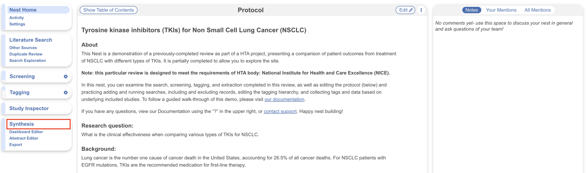 Synthesis – Nested Knowledge