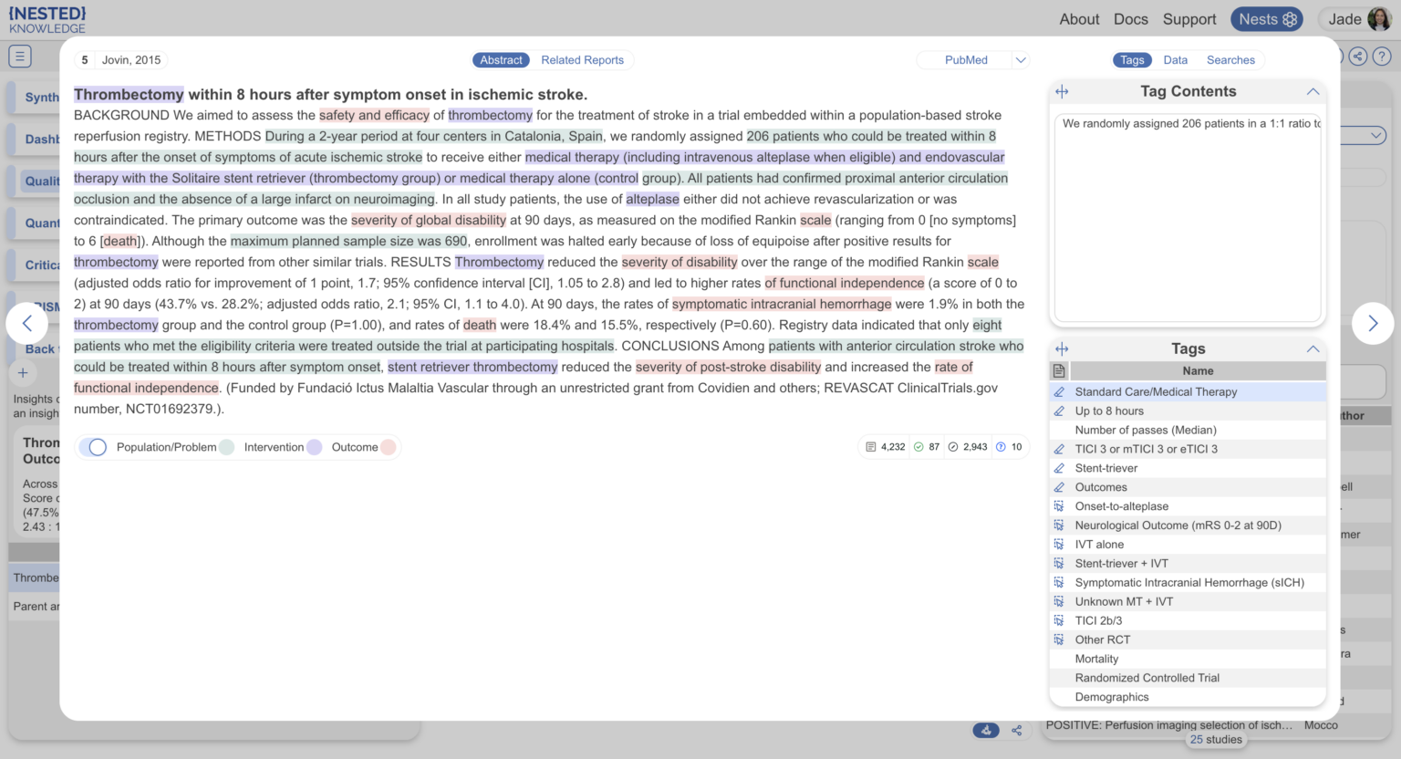 Insights – Nested Knowledge