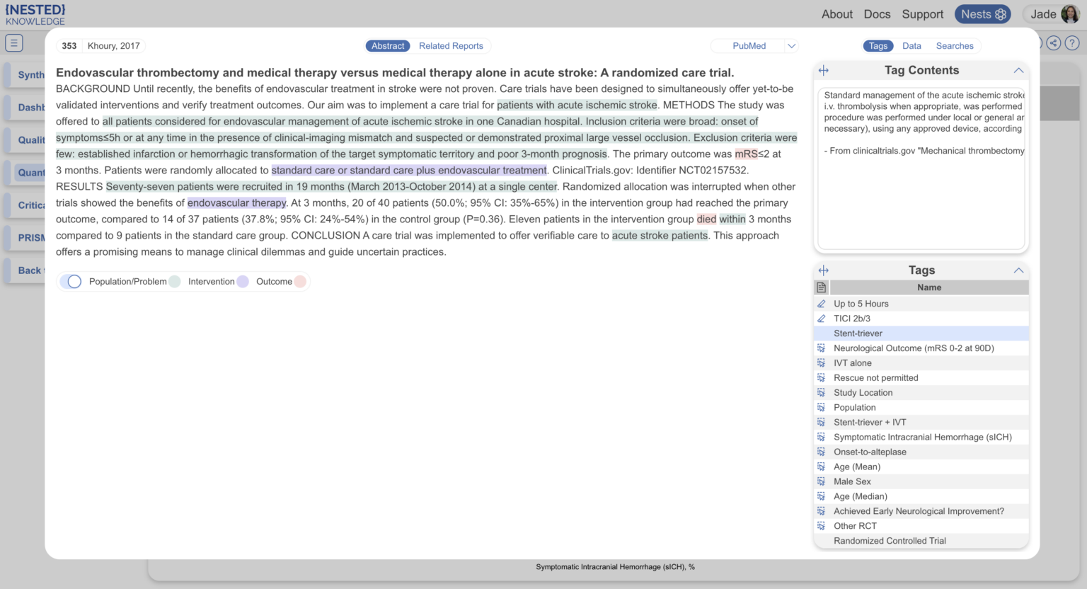 Quantitative Synthesis – Nested Knowledge