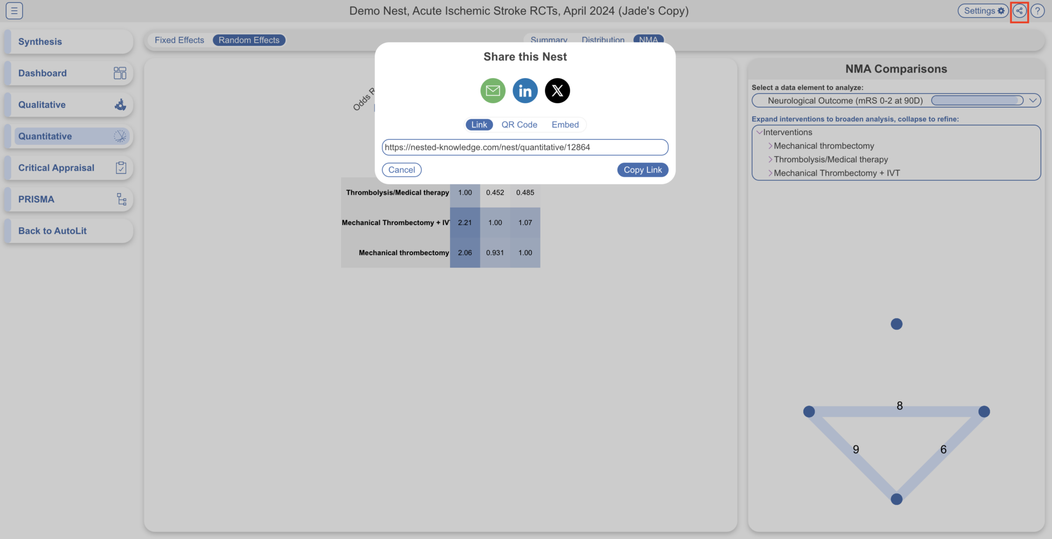 Quantitative Synthesis – Nested Knowledge