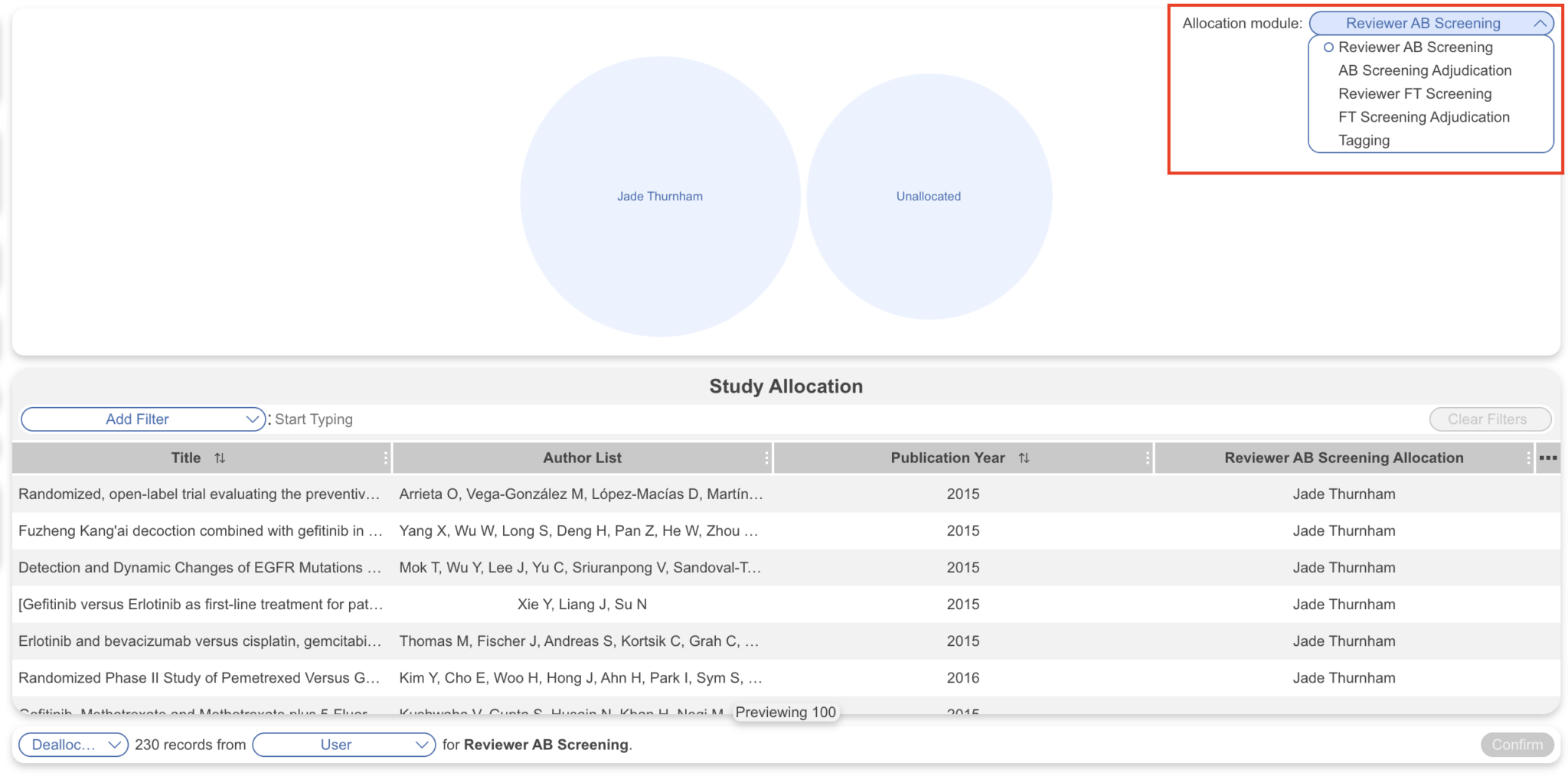 Allocation – Nested Knowledge