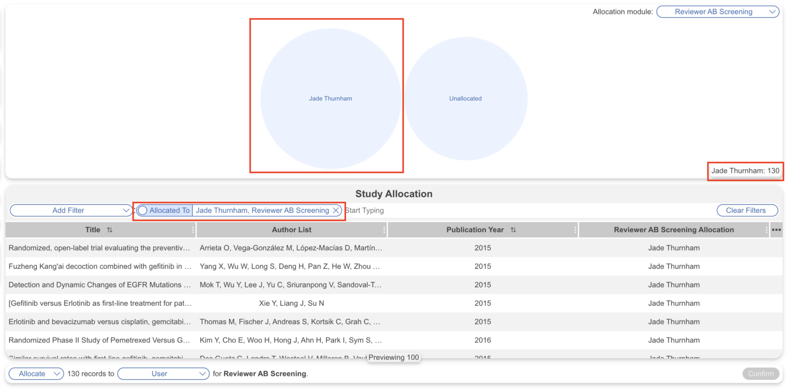 Allocation – Nested Knowledge