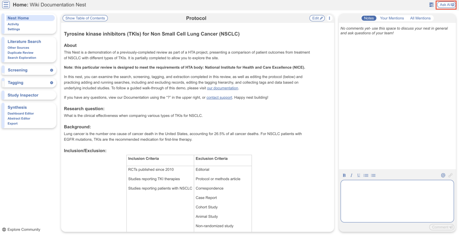 Support – Nested Knowledge
