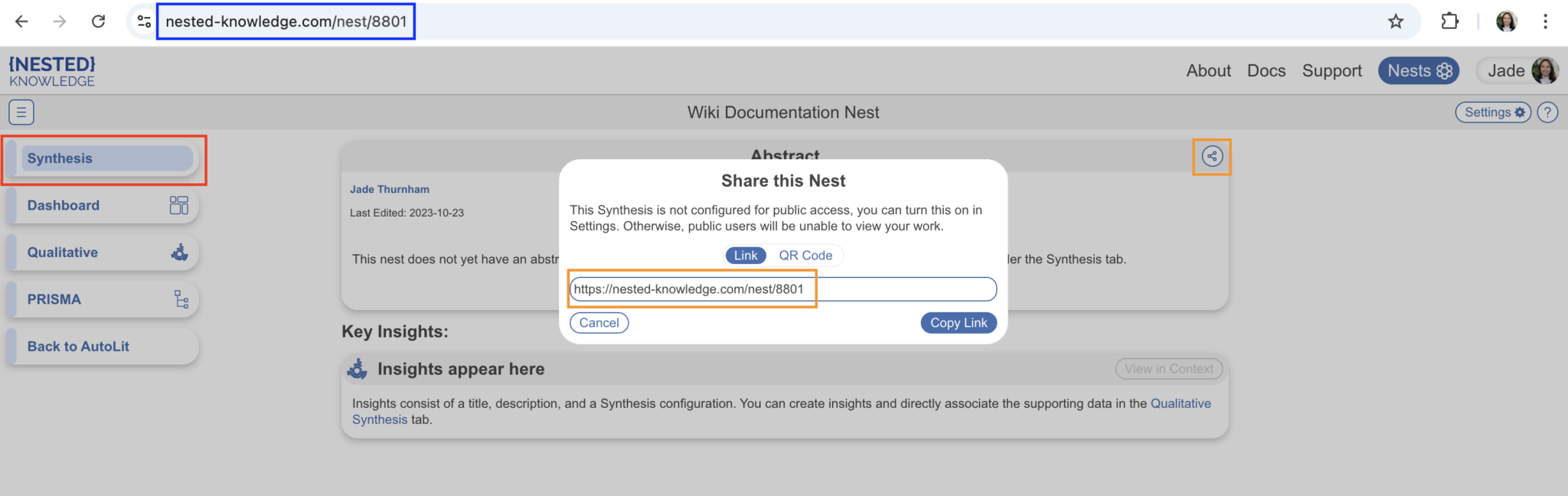 Citing Nested Knowledge – Nested Knowledge