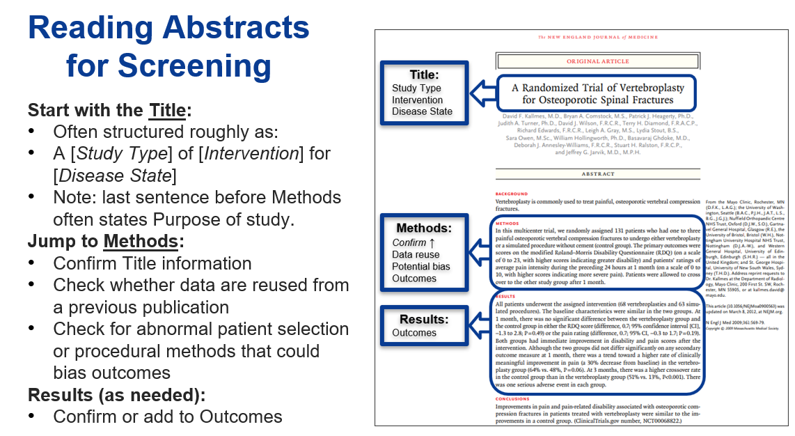 Best Practices in Screening – Nested Knowledge