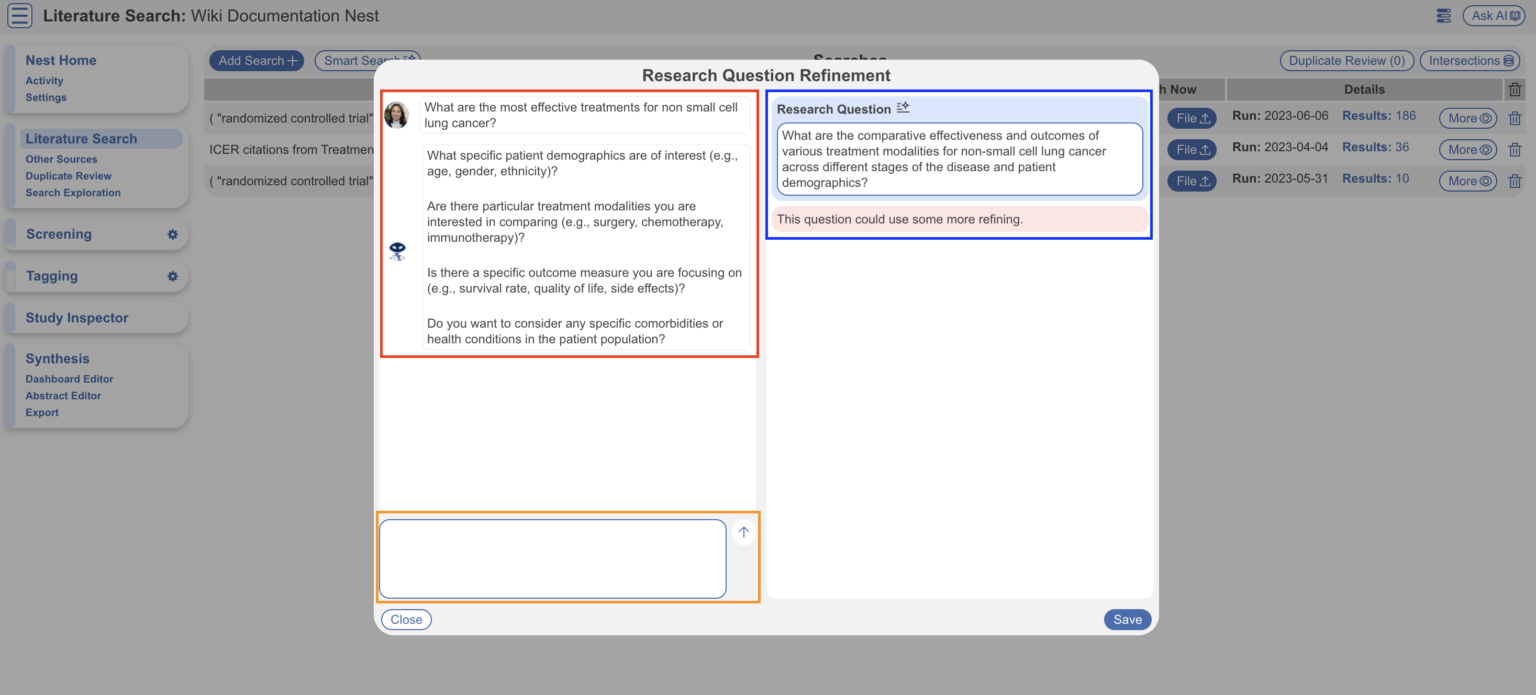 Smart Search – Nested Knowledge