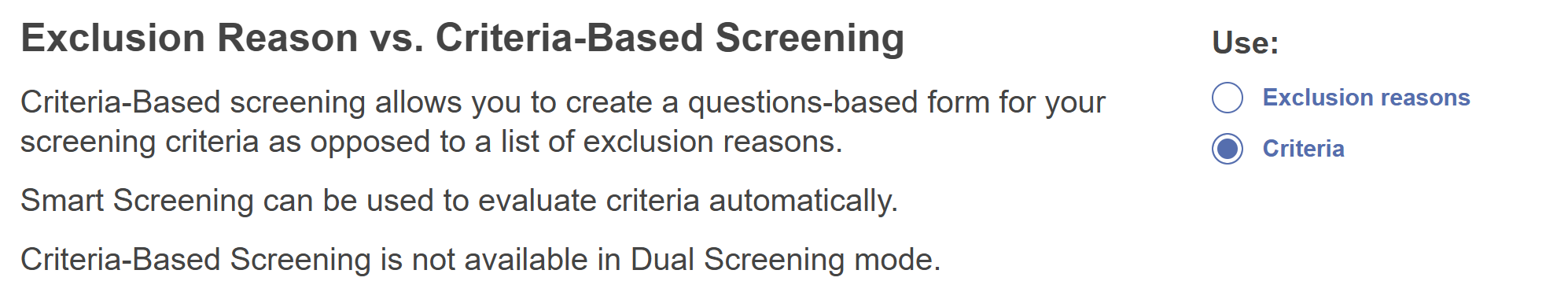 Criteria-Based Screening – Nested Knowledge