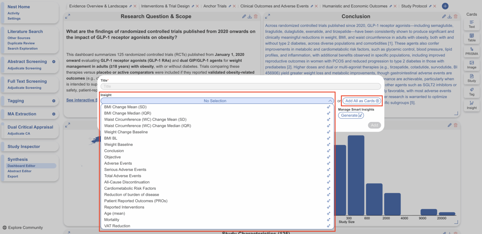 Smart Insights – Nested Knowledge